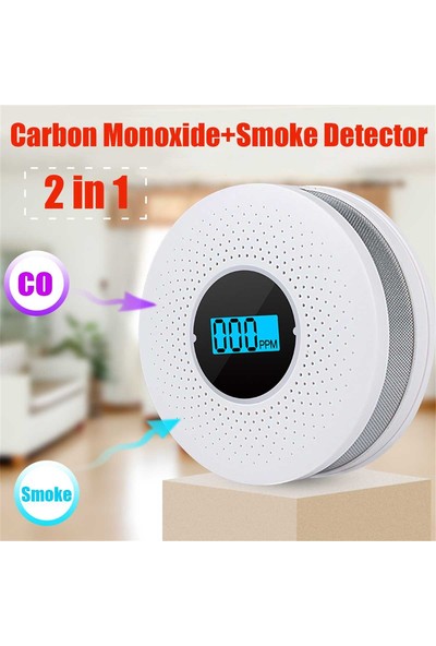 Charge EB45562182947 2 In 1 LED Dijital Gaz Duman Sensörü