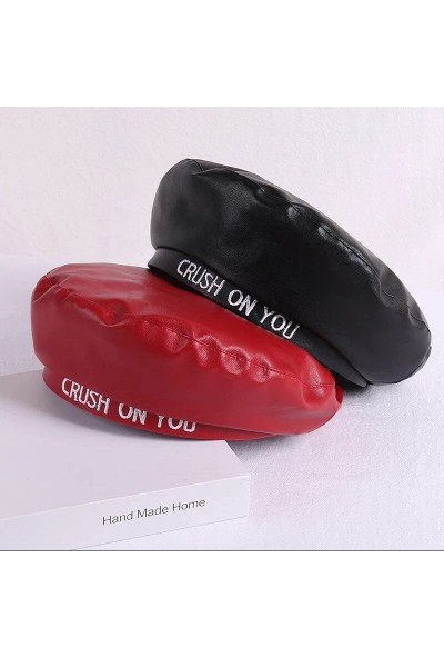 Newsboy Vintage Suni Deri Şapka Newsboy Vintage Suni Deri Şapka