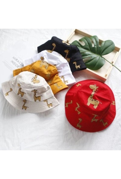 Karikatür Zürafa Kova Şapka