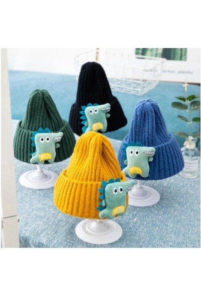 Karikatür Dinozor Bebek Şapka