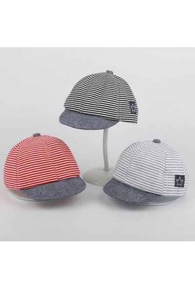 Çizgili Bebek Beyzbol Şapkası Çizgili Bebek Beyzbol Şapkası