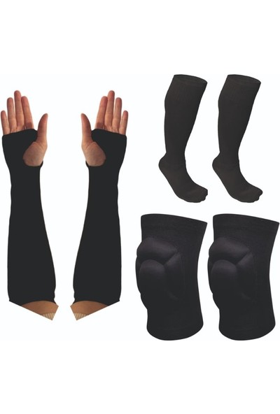 Voleybol Dizliği Voleybol Kolluğu Topuksuz Havlu Çorap Voleybol Dizliği Voleybol Kolluğu Topuksuz Havlu Çorap