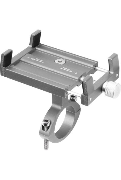 Techmaster Metal Bisiklet Motosiklet Atv Telefon Tutucu Ayarlanabilir Gri Techmaster Metal Bisiklet Motosiklet Atv Telefon Tutucu Ayarlanabilir Gri