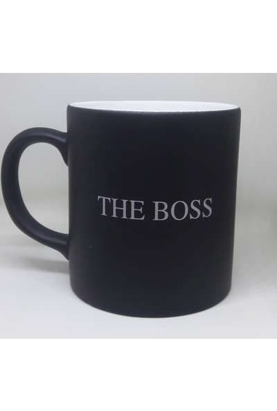 LCW Home The Boss Sloganlı Kupa-Siyah Mat