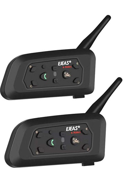 Ejeas V6 Pro Motosiklet Kask Interkom 1200M Dubleks (Yurt Dışından) Ejeas V6 Pro Motosiklet Kask Interkom 1200M Dubleks (Yurt Dışından)