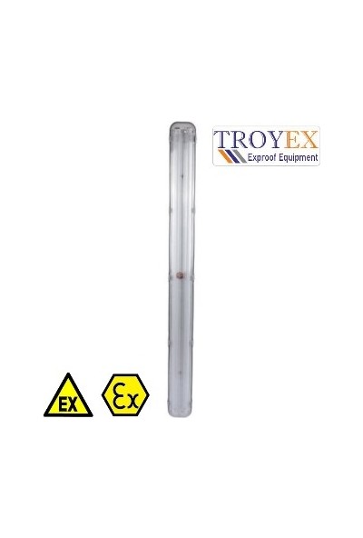 Onex Exproof Etanj LED Aydınlatma Armatür 2X58W Troyex Onex Exproof Etanj LED Aydınlatma Armatür 2X58W Troyex
