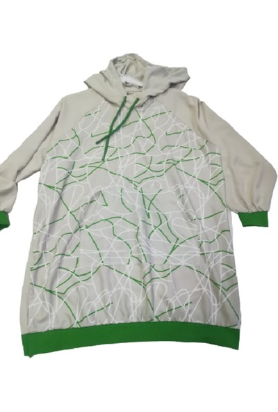 Ribanalı Kapşonlu Tunik