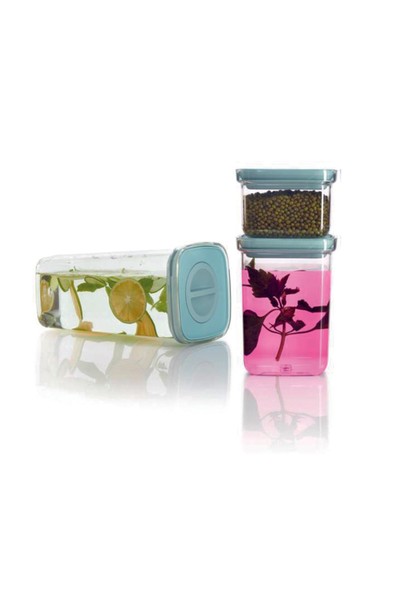 Luxmilard Vakum Kilitli Sızdırmaz Saklama Kabı 3 Lü Set Luxmilard Vakum Kilitli Sızdırmaz Saklama Kabı 3 Lü Set