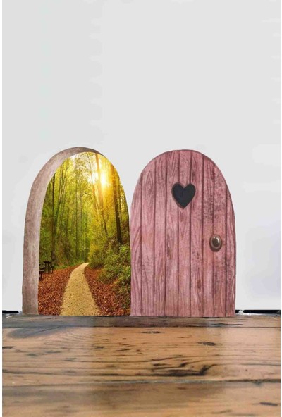 Sonbahar Manzarası 3D Modern Dekoratif Sticker