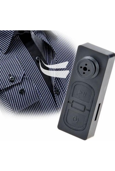 Nonggao Ir 1080P Düğme Görünümlü Mini Kamera - Siyah (Yurt Dışından) Nonggao Ir 1080P Düğme Görünümlü Mini Kamera - Siyah (Yurt Dışından)