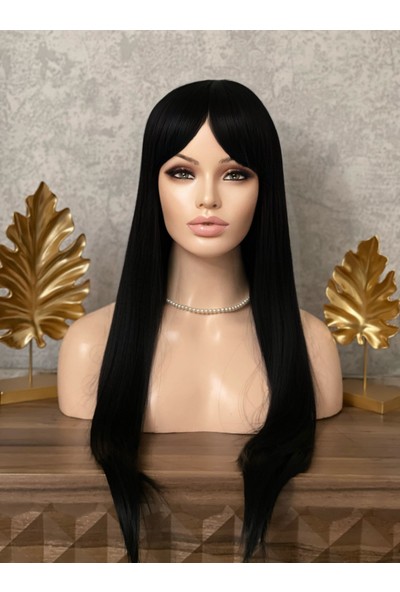 Fenomen Peruk Luxury Siyah Düz Model