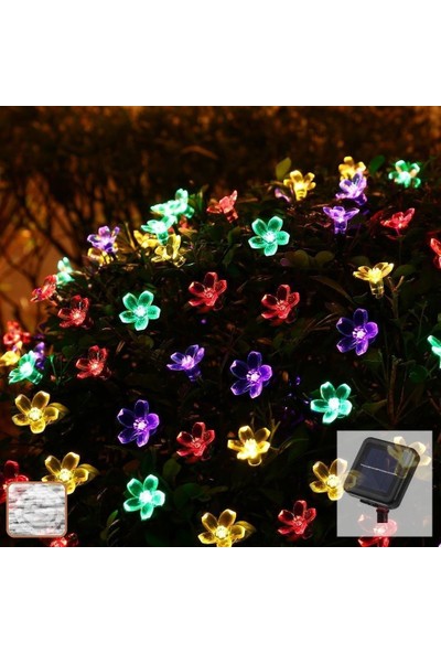 Bk Stores Solar 30 Ledli Çiçekli Rgb Bahçe Aydınlatma Dekorasyon Güneş Enerjili Bk Stores Solar 30 Ledli Çiçekli Rgb Bahçe Aydınlatma Dekorasyon Güneş Enerjili