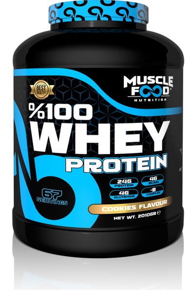 MuscleFood Whey Protein 2010 gr Kurabiye Aromalı Protein Tozu