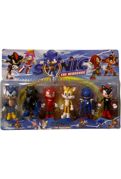 Sonic Kirpi Sonic Oyuncak Tails-Knuckles-Super Sonıc-Metal Sonıc-Sonic 6'lı Figür Karakter Oyuncak Seti Sonic Kirpi Sonic Oyuncak Tails-Knuckles-Super Sonıc-Metal Sonıc-Sonic 6'lı Figür Karakter Oyuncak Seti