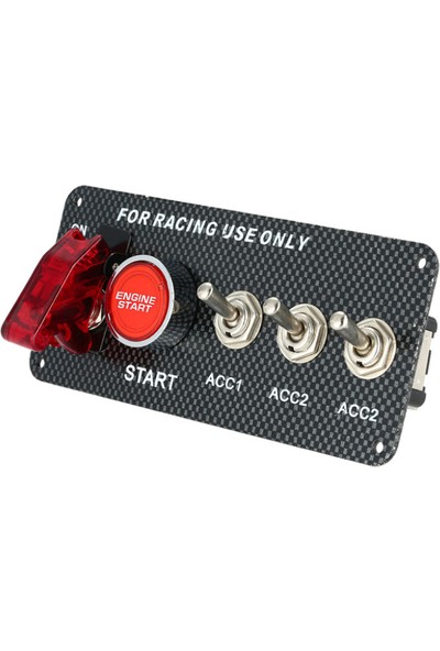 Autogp On - Off Start Stop Düğmesi Şalteri 4 In 1 Gömmeli Autogp On - Off Start Stop Düğmesi Şalteri 4 In 1 Gömmeli