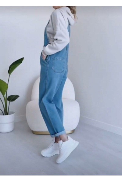 Beleza Store Kadın Kot Salopet Koyu Mavi Tulum Denim Uzun Kot Bahçivan Tulum Beleza Store Kadın Kot Salopet Koyu Mavi Tulum Denim Uzun Kot Bahçivan Tulum