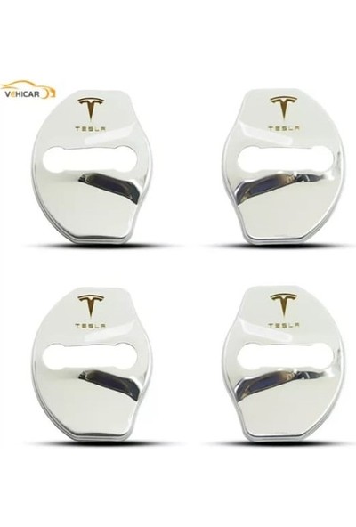 Herşey Fırsat Araç Kilit Koruma Kapak 4 Adet - Krom Herşey Fırsat Araç Kilit Koruma Kapak 4 Adet - Krom