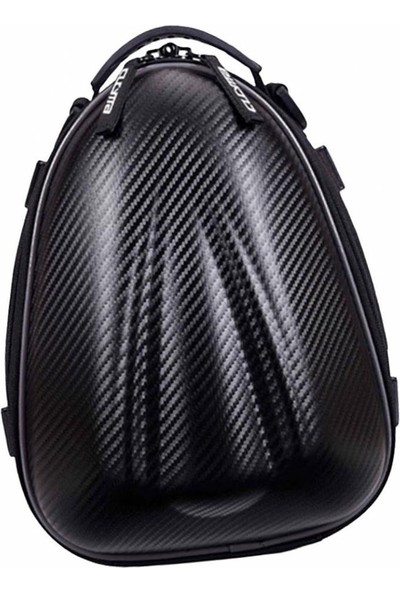 Blesiya Su Geçirmez Motosiklet Motosiklet Sırt Çantası Karbon Fiber Hard Case Gümüş (Yurt Dışından)