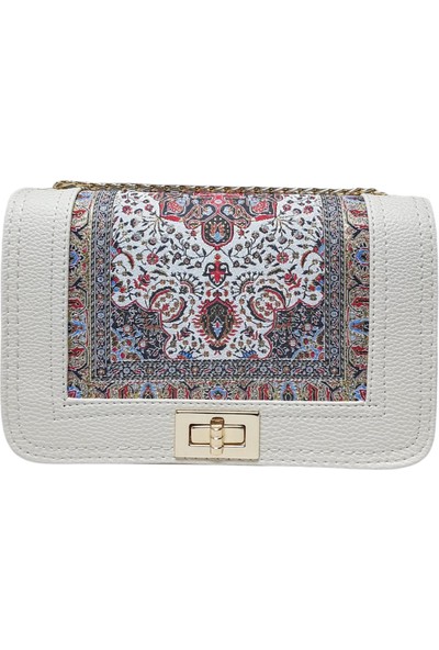 Kapadokya Hediyelik Dokuma Halı Desenli Orta Boy Otantik Çanta Kapadokya Hediyelik Dokuma Halı Desenli Orta Boy Otantik Çanta