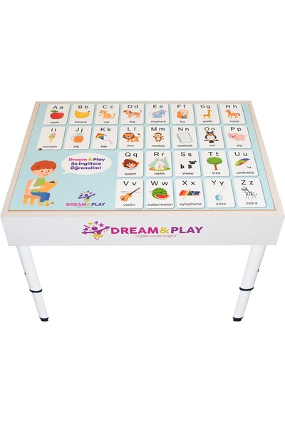 Dream Montessori Işıklı Masa 5in1 Aktivite ve Eğitim Masası Arka Taraf Siyah Tebeşir Tahtası + Hediyeler Dream Montessori Işıklı Masa 5in1 Aktivite ve Eğitim Masası Arka Taraf Siyah Tebeşir Tahtası + Hediyeler