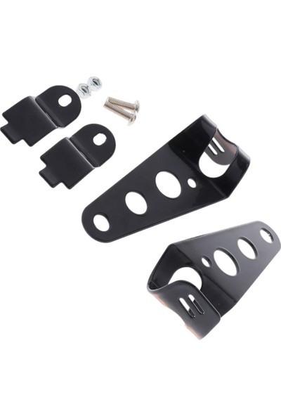 Blesiya Siyah Motosiklet Far Dağı Braketi Çatal Kulak Chopper Racer -1 Set (Yurt Dışından) Blesiya Siyah Motosiklet Far Dağı Braketi Çatal Kulak Chopper Racer -1 Set (Yurt Dışından)