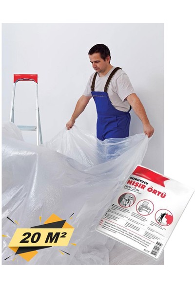 Badem10 Hışır Örtü Boyacı Naylonu Eşya Zemin Koruma 20 M² (4x5 Metre) Badem10 Hışır Örtü Boyacı Naylonu Eşya Zemin Koruma 20 M² (4x5 Metre)