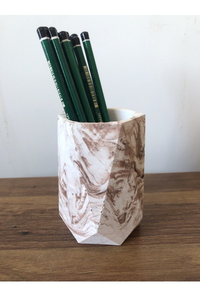 Kalemlik Mermer Görünümlü Beton Kalemlik Mermer Görünümlü Beton