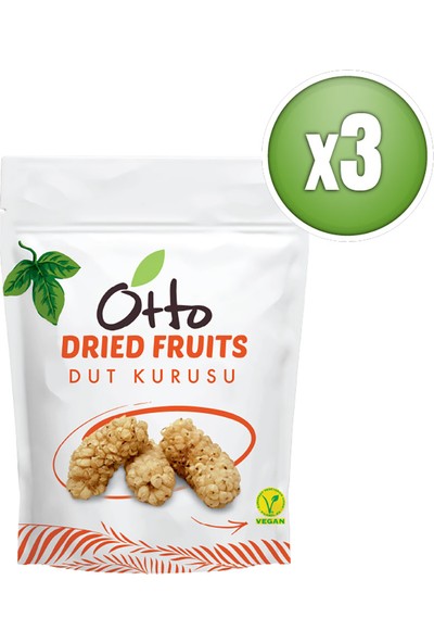 Otto Dried Fruits Vegan Dut Kurusu 3 x 35 G Otto Dried Fruits Vegan Dut Kurusu 3 x 35 G