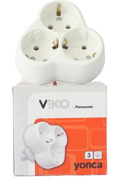 Viko Yonca Üçlü Topraklı Fiş Priz Viko Yonca Üçlü Topraklı Fiş Priz