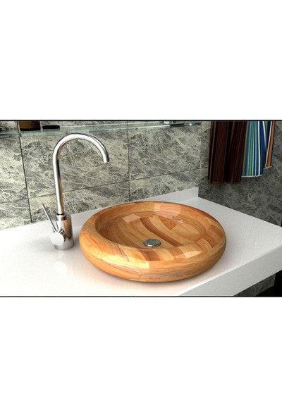 Müstesna Ahşap Oyma Lavabo Özel Tasarım