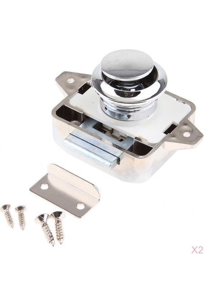 Blesiya 2 Adet Dolap Çekmece Push Button Kapı Kilidi Push Kapat Mandalı Yakalama Campervan (Yurt Dışından) Blesiya 2 Adet Dolap Çekmece Push Button Kapı Kilidi Push Kapat Mandalı Yakalama Campervan (Yurt Dışından)