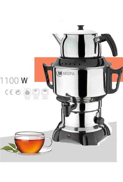 Mupa Çaycı Elektirikli Semaver Paslanmaz Çelik Çay Semaveri 3.5 Litre - Erdem Store Mupa Çaycı Elektirikli Semaver Paslanmaz Çelik Çay Semaveri 3.5 Litre - Erdem Store