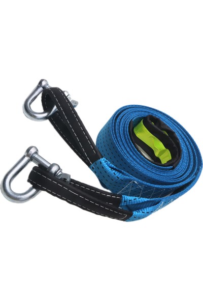 Blesiya Araba Suv Çekme Kayışı Çekme Halat Araba 5 Metre Aydınlık Mavi (Yurt Dışından)