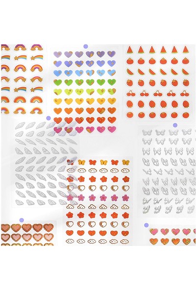 Charge Sevimli Mini Yaldızlı Etiket