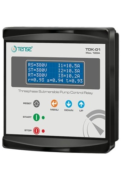 Tense Tdk-01 Trifaze Dalgıç Pompa Kontrol Rölesi Tense Tdk-01 Trifaze Dalgıç Pompa Kontrol Rölesi