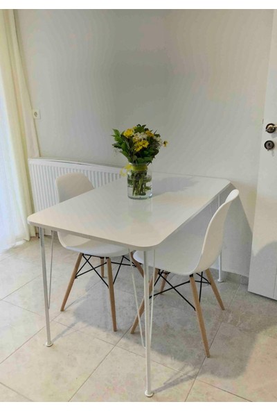 Zenas Beyaz Metal Ayaklı 70X110 cm Mona Mutfak Masası & Çalışma Masası & Balkon Masası Zenas Beyaz Metal Ayaklı 70X110 cm Mona Mutfak Masası & Çalışma Masası & Balkon Masası
