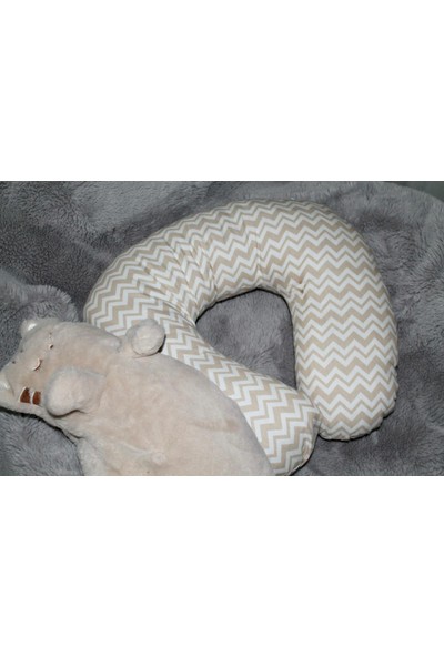 Babyzen Emzirme Yastığı ve Destek Minderi Açık Kahve Beyaz Babyzen Emzirme Yastığı ve Destek Minderi Açık Kahve Beyaz