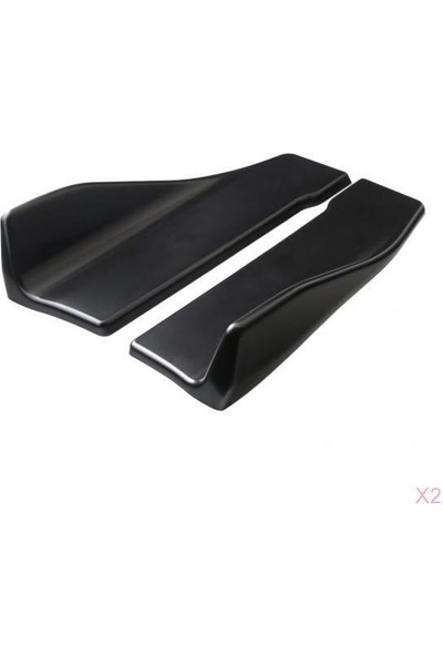 Cuticate 4'lü Siyah Pp Anti Scratch Araba Arka Tampon Dudak Difüzör Splitter Shark Fin (Yurt Dışından) Cuticate 4'lü Siyah Pp Anti Scratch Araba Arka Tampon Dudak Difüzör Splitter Shark Fin (Yurt Dışından)