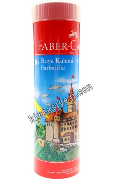 Kırtasiyeji 36LI Kuru Boya Metal Kutuda Faber Castell Kırtasiyeji 36LI Kuru Boya Metal Kutuda Faber Castell