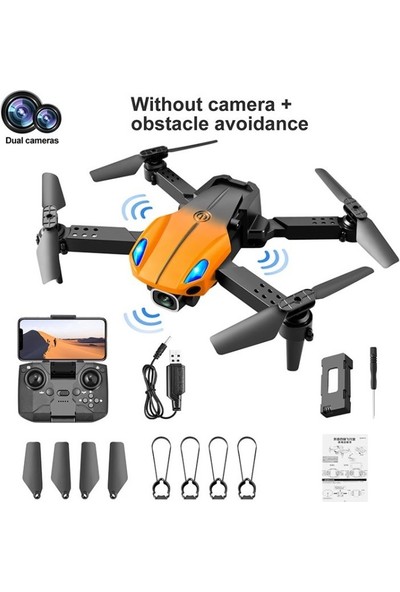 Dake KY907 4K Hd Kameralı Çift Lensli Mini Drone - Turuncu (Yurt Dışından) Dake KY907 4K Hd Kameralı Çift Lensli Mini Drone - Turuncu (Yurt Dışından)