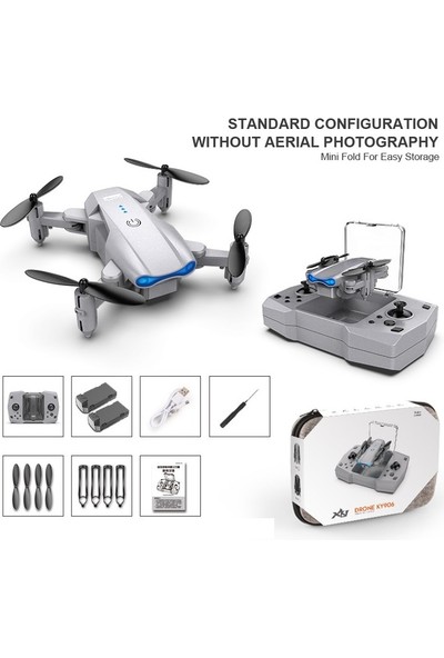 Dake Rc Quadcopter Mini Uçan Helikopter Drone Uzun Kontrol Menzilli Drone - Gri/kamera Yok/2 Pil (Yurt Dışından) Dake Rc Quadcopter Mini Uçan Helikopter Drone Uzun Kontrol Menzilli Drone - Gri/kamera Yok/2 Pil (Yurt Dışından)