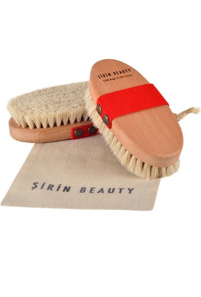 Şirin Beauty Doğal At Kılı Selülit Fırçası
