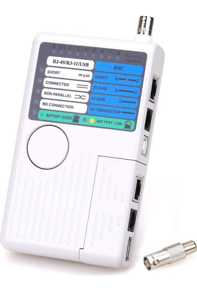 Aogo 4 Ü 1 Arada Test Cihazı USB RJ45 Bnc RJ11 Lan Cat5 Cat6 Telefon Kablosu Test Cihazı Ağ Kablosu Ölçer Çoklu Test Cihazı Aogo 4 Ü 1 Arada Test Cihazı USB RJ45 Bnc RJ11 Lan Cat5 Cat6 Telefon Kablosu Test Cihazı Ağ Kablosu Ölçer Çoklu Test Cihazı