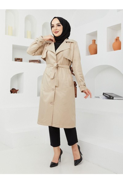 Gaye Mevsimlik Kadın Trençkot