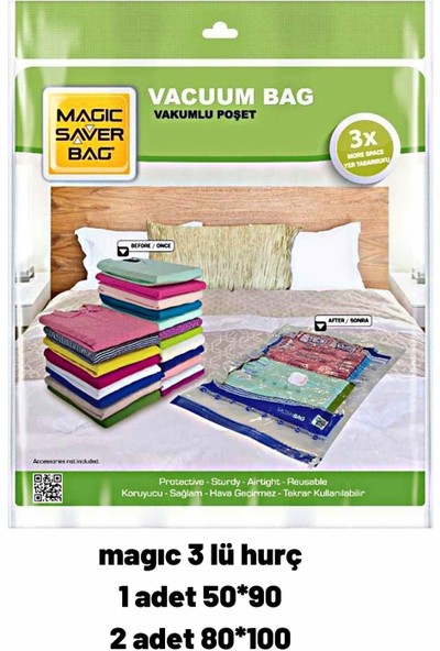 Burdan Eve Vakumlu Poşet 3’lü Vakumlu Hurç Jumbo Vakum Hurcu Burdan Eve Vakumlu Poşet 3’lü Vakumlu Hurç Jumbo Vakum Hurcu