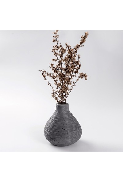 Lukka Home 2'li Beton Vazo Seti, Gri Mini Vazo Seti, Dekoratif Küçük Vazo Lukka Home 2'li Beton Vazo Seti, Gri Mini Vazo Seti, Dekoratif Küçük Vazo