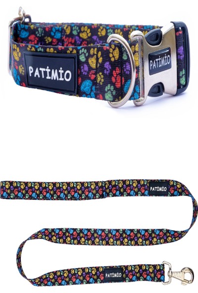 Patimio Paws Köpek Boyun ve Gezdirme Tasma Seti Patimio Paws Köpek Boyun ve Gezdirme Tasma Seti