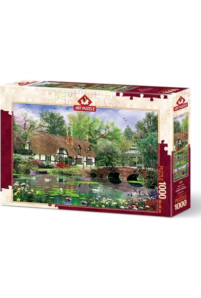 Amazeus 5189 Art Puzzle Nilüfer Çiçekleri 1000 Parça Puzzle