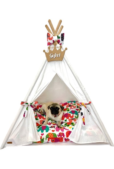 Patimio Elephants Cats Kedi ve Köpek Çadırı