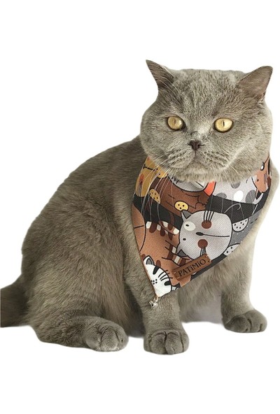 Patimio Cats Kedi ve Köpek Fular Bandana Patimio Cats Kedi ve Köpek Fular Bandana